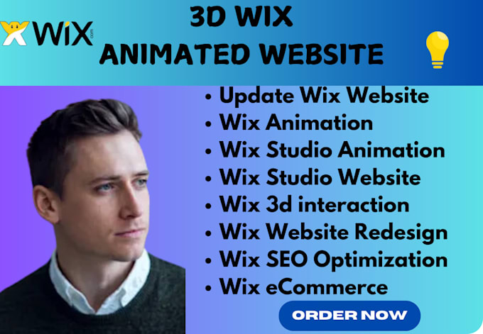 3d animated wix website interactive wix studio website 3d wix spline animation by James_mateo1 ...