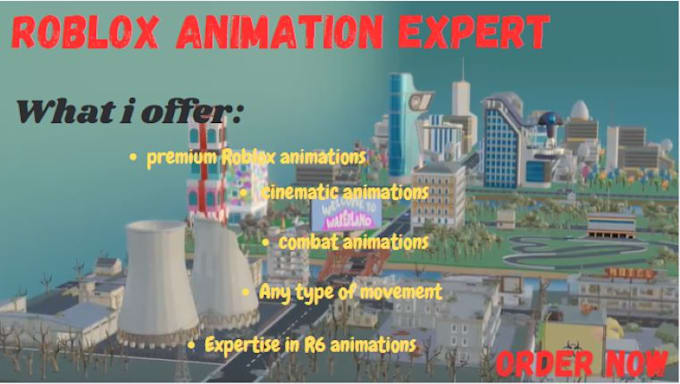 Create animated roblox games for you by Pinkyswat | Fiverr