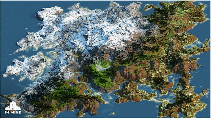 Do a custom minecraft map with worldpainter for you and so on by ...