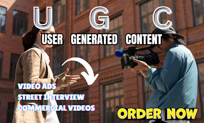 Create ugc street interview ads male or female host by Benedictllc | Fiverr