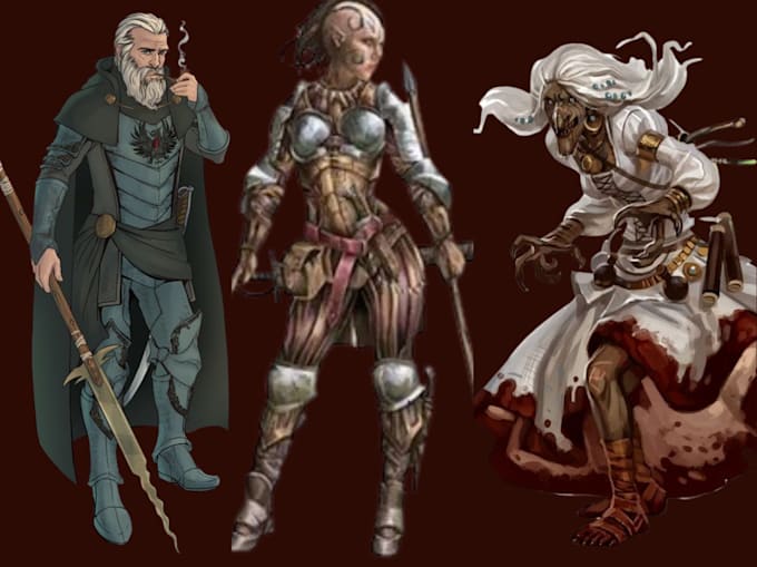 Draw dnd dungeons and dragon art illustration fantasy art dnd creature ...