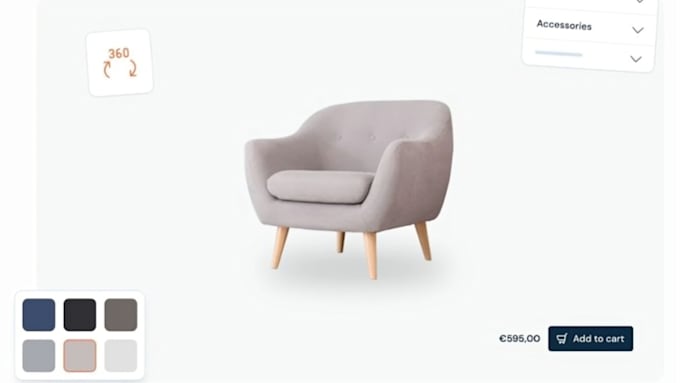 Do interactive 2d 3d product configurator page 3d product page ...