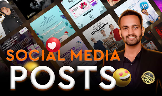 Design scroll stopping social media posts and banner images by ...