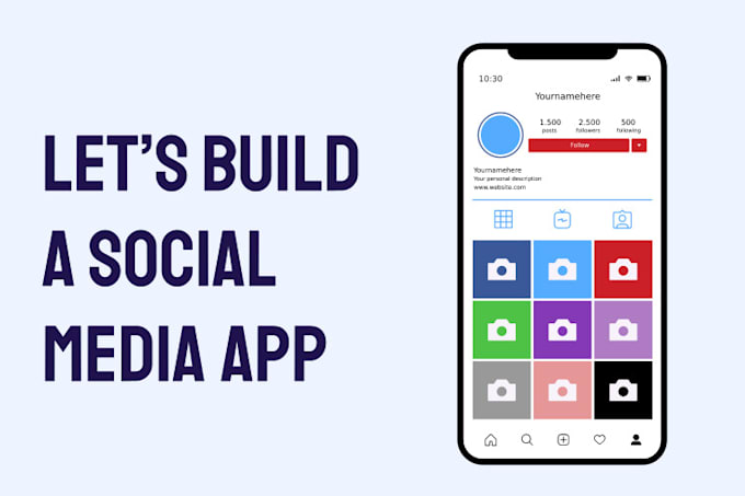 Develop a social media app like instagram ,fakebook, whatsapp clone by ...