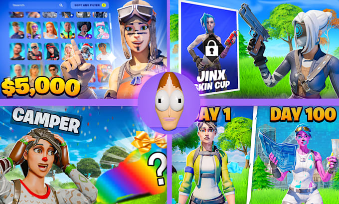 Create custom, unique fortnite thumbnail by Vurosh | Fiverr