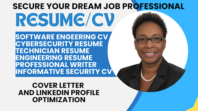 Write a professional data analyst data science, cyber security cv resume writing by Jeniffer ...