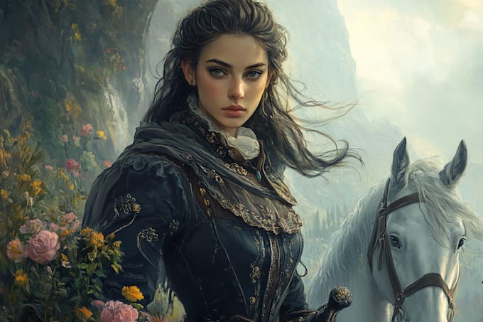 Draw your fantasy and dnd character illustration by Ayleannon | Fiverr