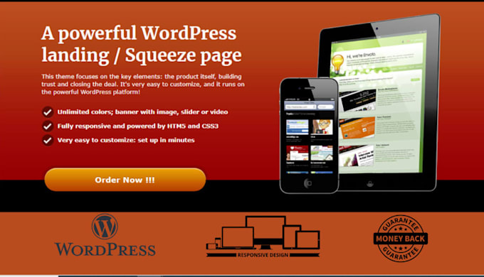 Create responsive wordpress website design or website redesign by Rabiahameed | Fiverr