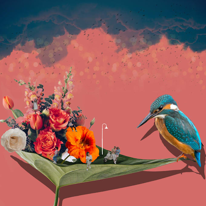 Create digital collage artworks by Dhanyashree_ | Fiverr