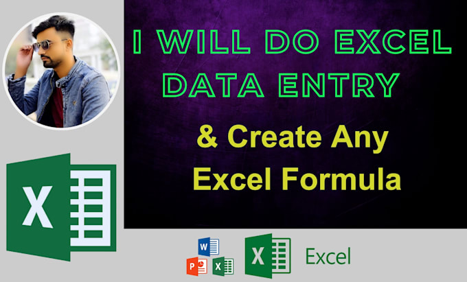 Do expert excel data entry and formula creating, editing services by Digi_mramir | Fiverr