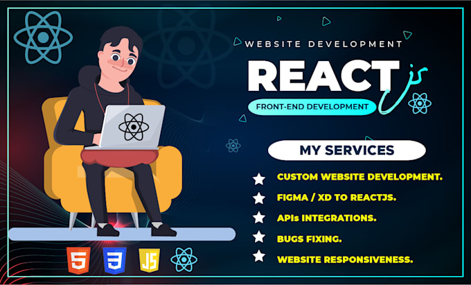 Convert figma design to responsive react website, figma to react bootstrap by Website_arts | Fiverr