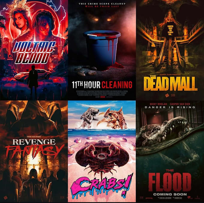 Design an amazing digital, movie poster, movies by Crunchloopstudi | Fiverr