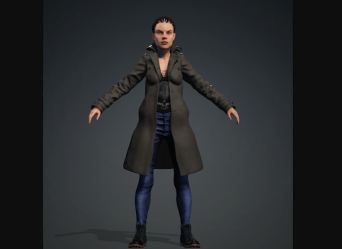 3d maya game character, pbr texture, marmoset toolbag,xgen hair,cute chibi by Sidgoline | Fiverr