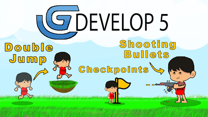 Develop 2d game using gdevelop in pixel art style by Marklarry9 | Fiverr