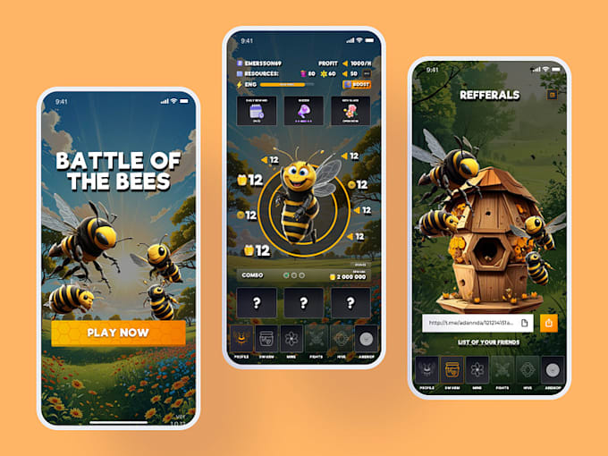 Build a responsive telegram mini crypto game telegram mini app ton ...