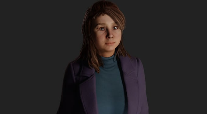 Texture stl 3d model glb avatar reduce topology realistic rendering ...