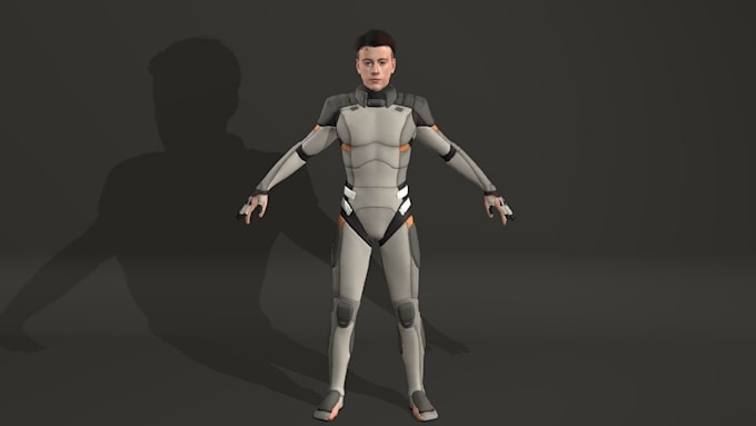 Repose3d low poly action character,aaa fighter,fix mesh,retexture,port ue,iclone by Jhonzain ...