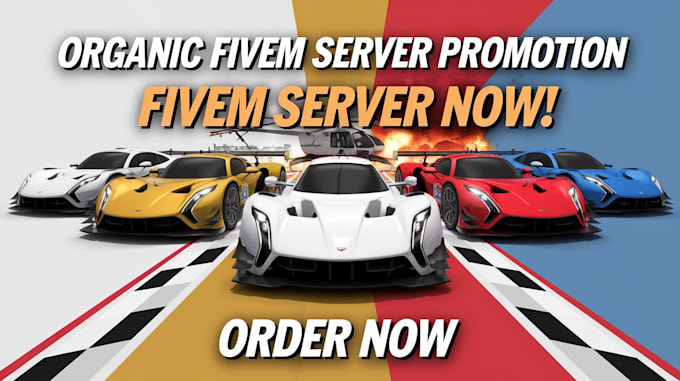 Fivem server promotion, discord server promotion , fivem advertisment ...