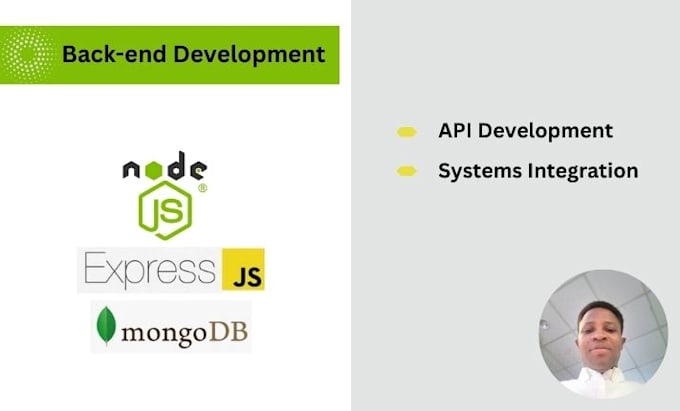 Develop your apis and backend with node js by Anthosey | Fiverr Develop your apis and backend with node js by Anthosey | Fiverr