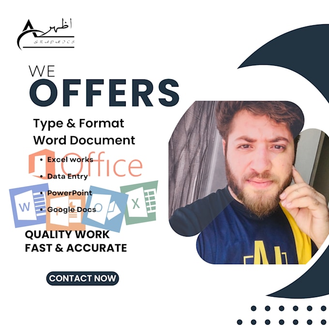 Type and format microsoft office, word, powerpoint by Azhar_a9 | Fiverr