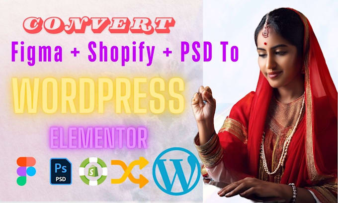 Clone convert figma to wordpress, psd, shopify, figma to elementor by Shibli7756 | Fiverr