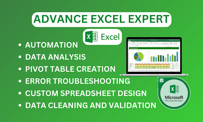 Do excel expert, diagnose, fix errors, optimize excel files by Aj_tech ...