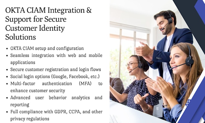 Provide okta ciam integration and support for secure customer identity solutions by D3cinc | Fiverr
