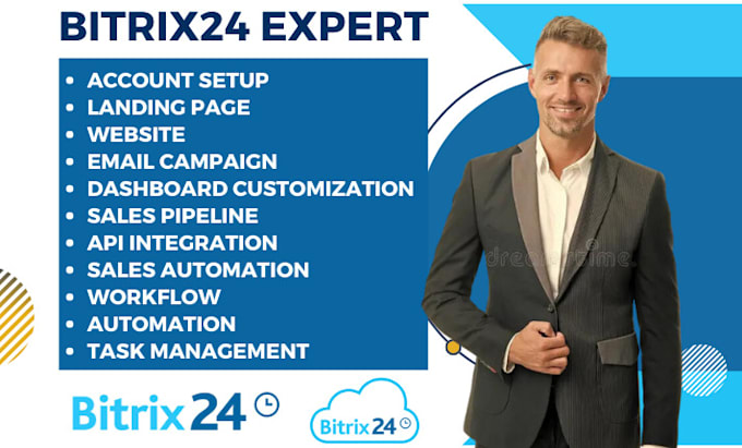 Set up bitrix crm automation bitrix site bitrix24 workflow integration campaign by Crm_maven ...