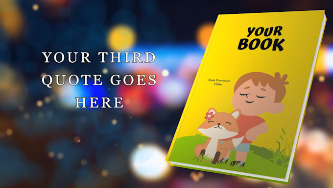 Create kids book promo or amazon book promo video by Orginaldesigner ...