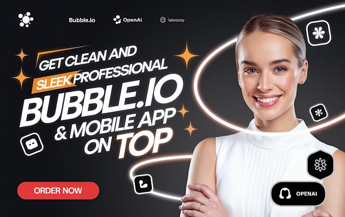 Bubble developer bubble io flutterflow bubble saas adalo webflow bubble app mvp by ...