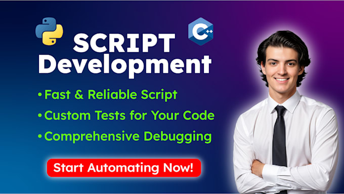 Develop python scripts to automate your tasks by Troudot | Fiverr