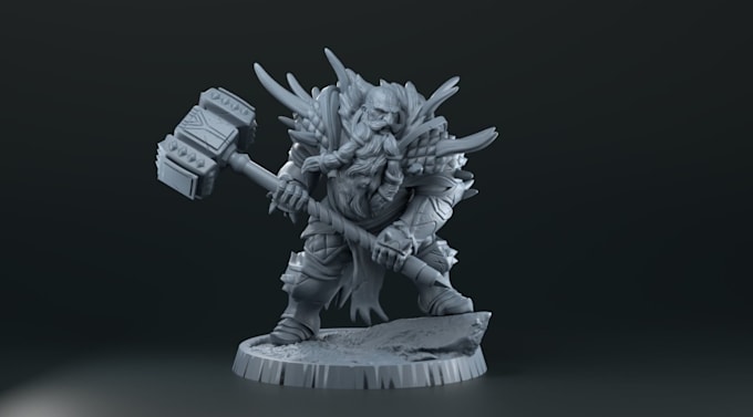Sculpt 3d model for printing,zbrush,miniatures,40k warhammer,toys,3d ...