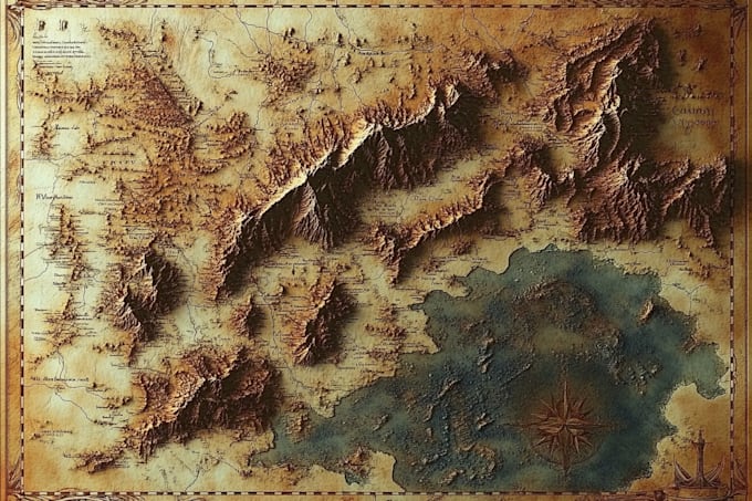 Make fantasy maps of world, region for your rpg game by Joynishning ...