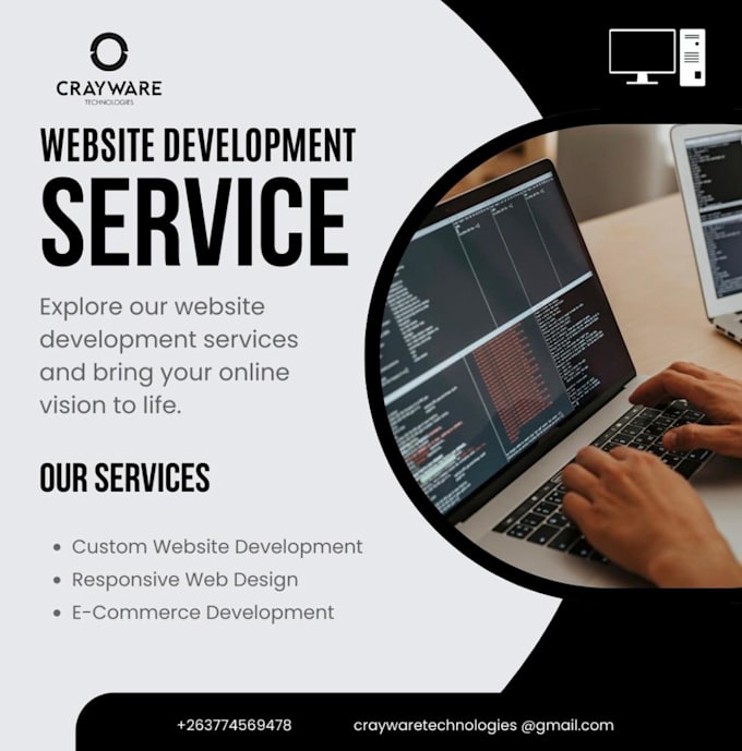 Create a custom, responsive, and visually appealing website by Wesleymbona | Fiverr