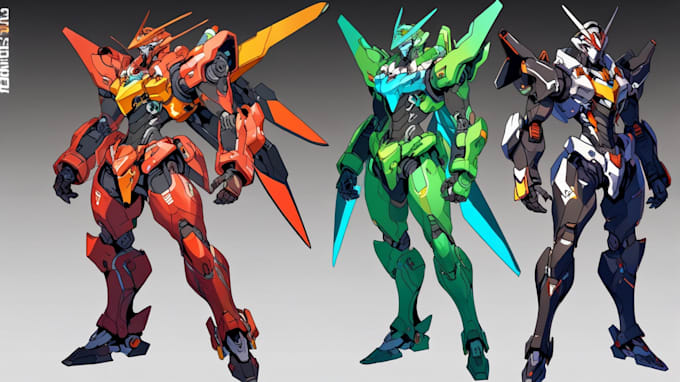 Making anime, mecha, pop art ,fan art and original character by ...