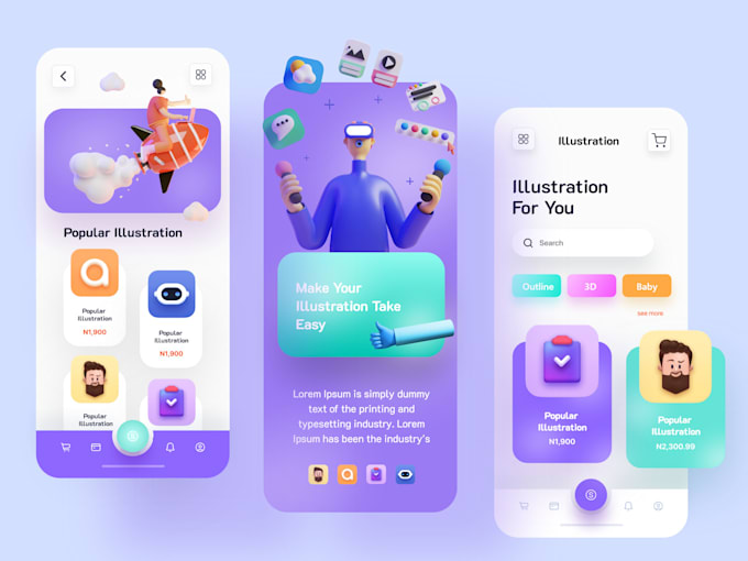 Do flutter mobile application by Softsbyte | Fiverr
