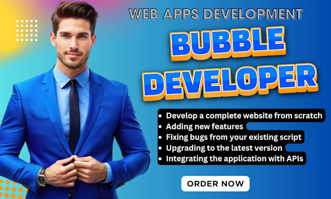 Develop bubble io app bubble mvp saas webapp bubble chatgpt ai api ... Develop bubble io app bubble mvp saas webapp bubble chatgpt ai api ...