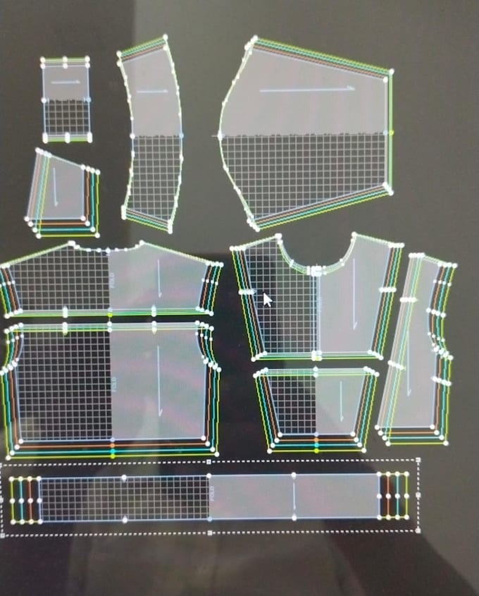 Make pattern design and grading using optitex cad software by Ahaana_krishna | Fiverr