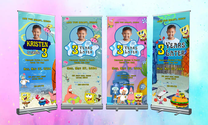 Design roll up banner, retractable banner, pull up baner for event by ...