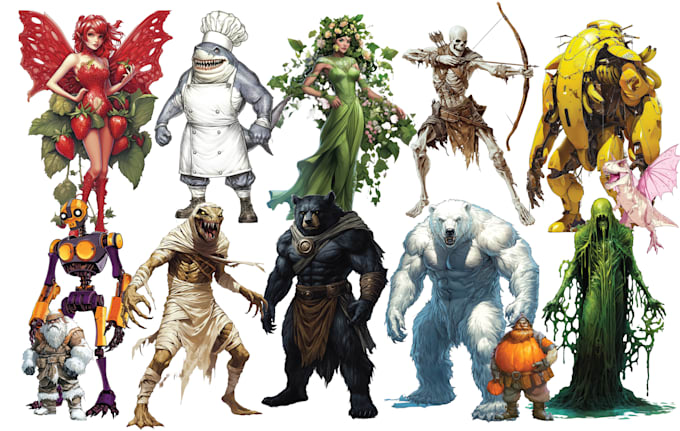 Create custom character cards by Frankfor5 | Fiverr