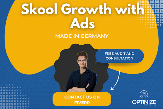 Get you skool members through meta ads or tiktok ads by Michaelkasch | Fiverr