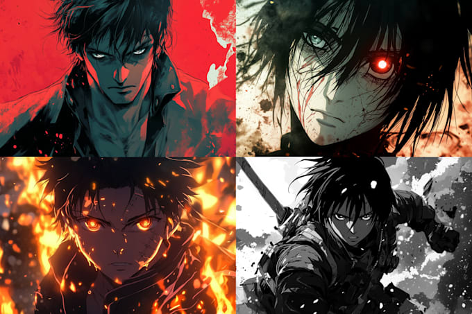 Draw your idea in badass anime, manga and comic character by Javainton ...
