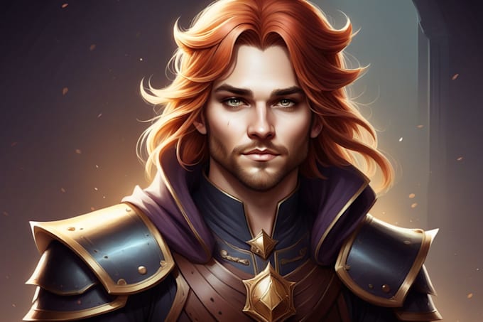Make your fantasy character portrait in my style by Jushawman | Fiverr