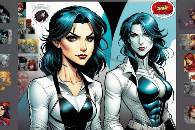 Design your comic character by Jushawman | Fiverr
