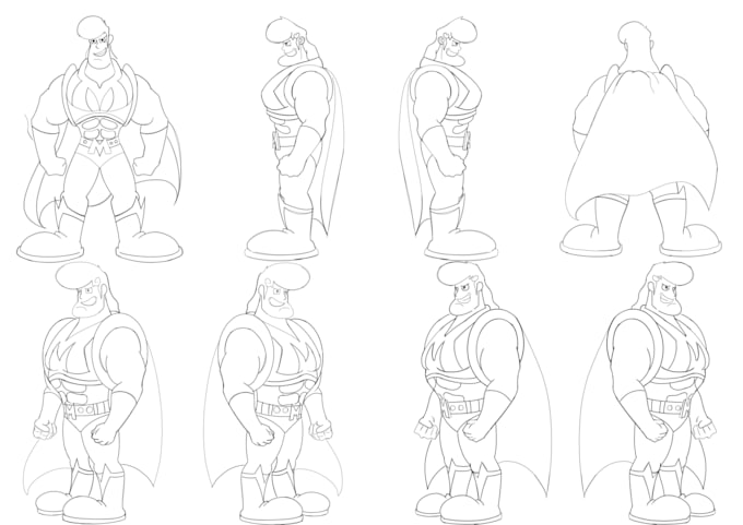 Character designs and character sheets by Dart_14 | Fiverr