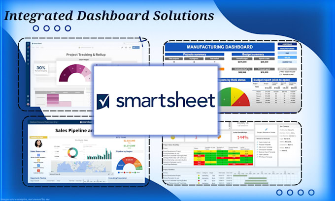 Set up smartsheet automation, formulas, reports, and dashboards by ...