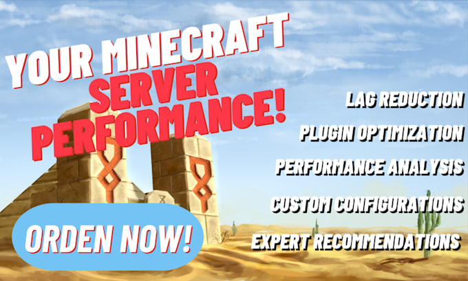 Minecraft server performance optimization by Fabio_andres | Fiverr