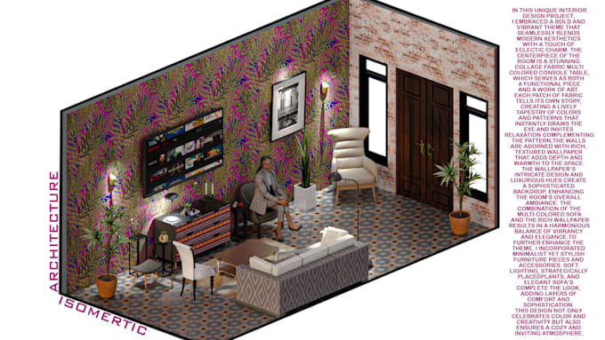 Create professional interior isometric renders by Ahmadahti | Fiverr