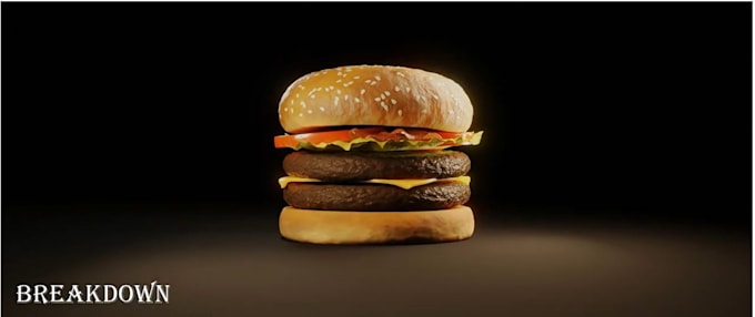 Do 3d food animation, 3d cgi vfx animation, 3d food design, 3d food ...