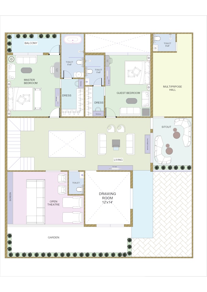Do pdf to dwg or jpeg to dwg or autocad by Sammygupta29199 | Fiverr